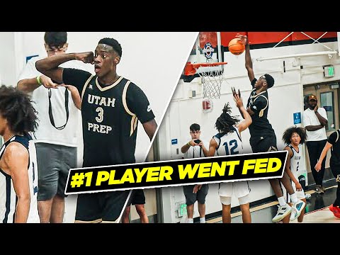 #1 Player In The Country Aj Dybantsa Goes INSANE In Cali! | Game Goes Down To The Wire