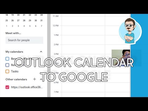 Share Outlook Calendar with Google!