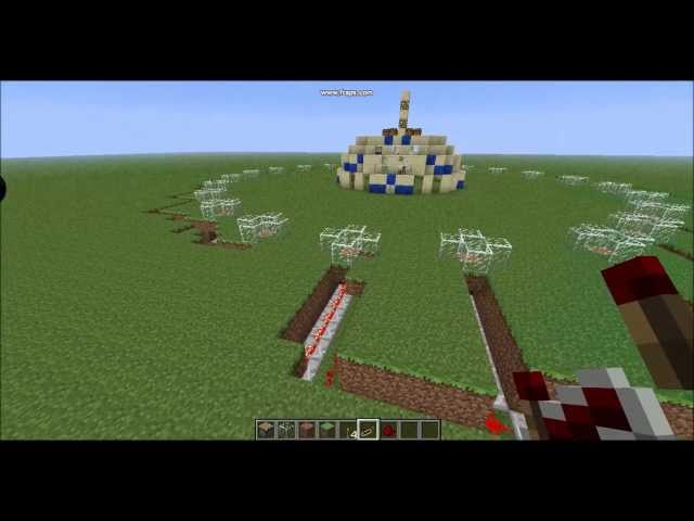 Hunger/Survival Games cornucopia circuit tutorial Minecraft Map