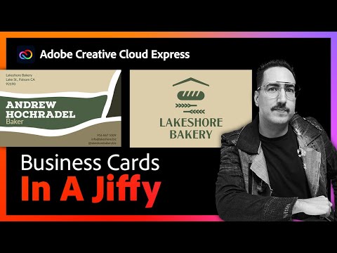 Design a Business Card in Minutes | Adobe Express