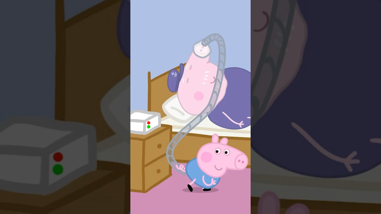 I farted in my grandpa’s breathing machine… 💨😫🤣 #peppapig #funny #memes #parody