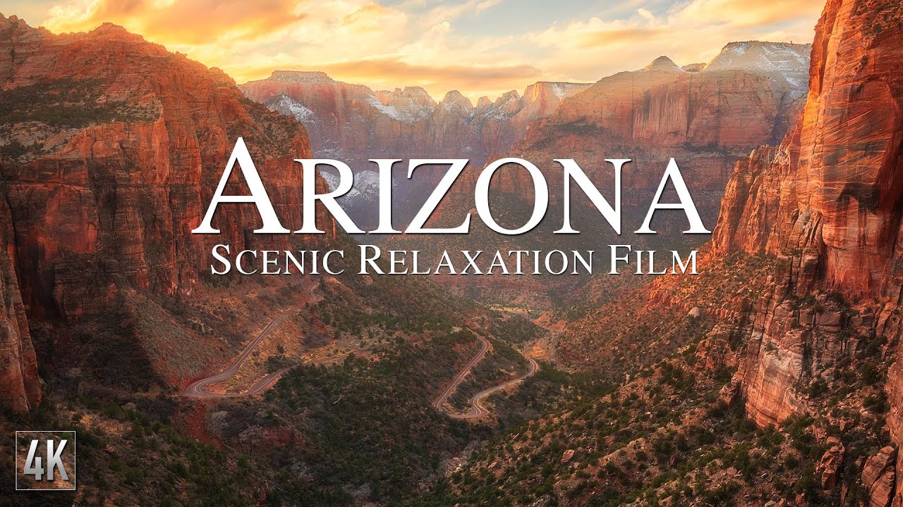 Arizona 4K Relaxation Film | Grand Canyon National Park | Sedona Arizona 4K | Relaxing Music