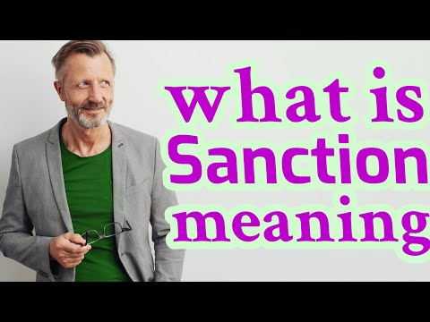 Sanction | Definition of sanction