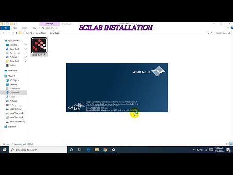 SCILAB 6.1.0 INSTALLATION FOR WINDOWS.