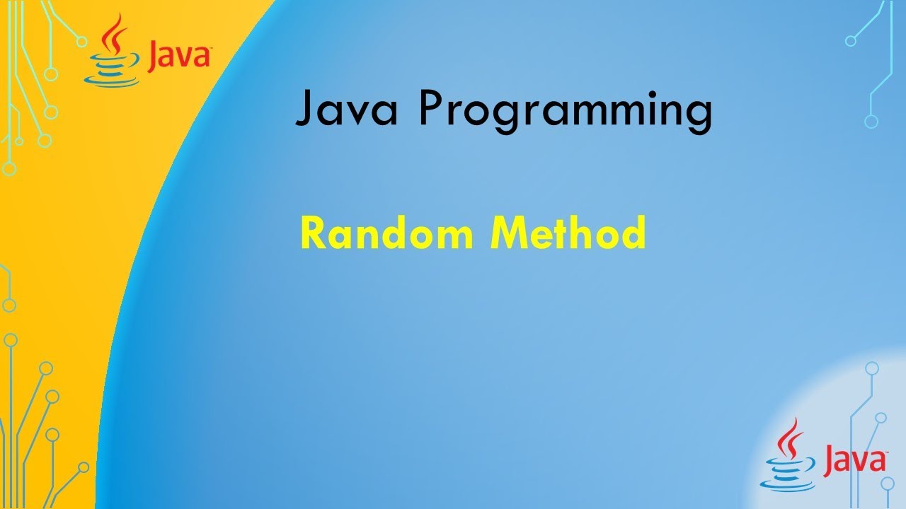 21- Random Method
