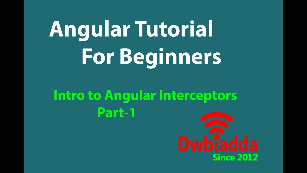 Intro to Angular Interceptors | Part-1 | Angular tutorial