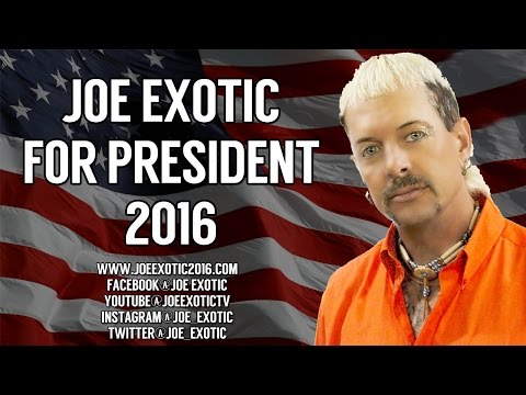 Joe Exotic for President - A Look At His Campaign, John Oliver Clip