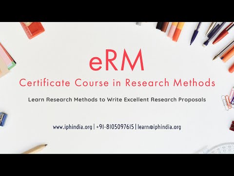 What is eRM?