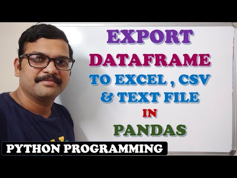 Learn EXPORT DATAFRAME TO EXCEL CSV TEXT FILE IN PANDAS || SAVE DATAFRAME IN PANDAS - Mind Luster