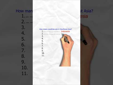How many Countries in Southeast Asia?