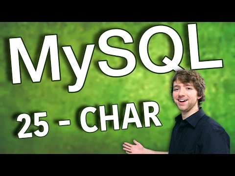 MySQL 25 - CHAR Data Type