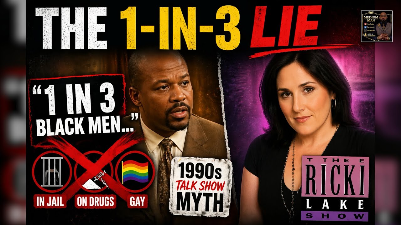 They Lied About Black Men for DECADES | Ricki Lake 1 in 3 Myth EXPOSED!