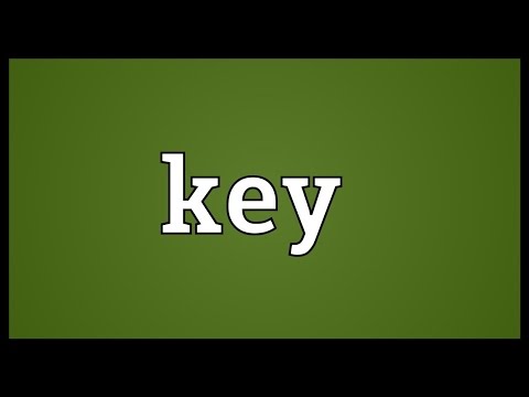 Key Meaning