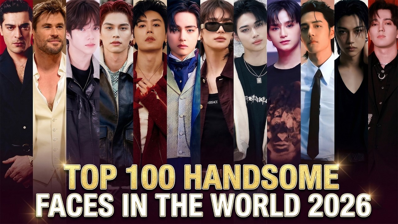 Top 100 Most Handsome Faces of 2026