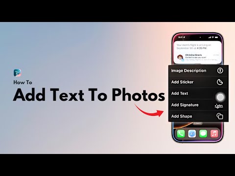 iOS 18.5: How To Add Text To Photos or Images On iPhone