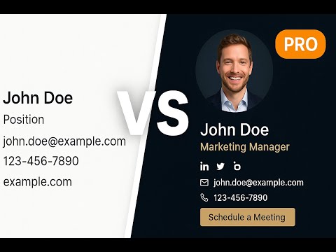 How to Create a Professional Email Signature (Free & PRO version)