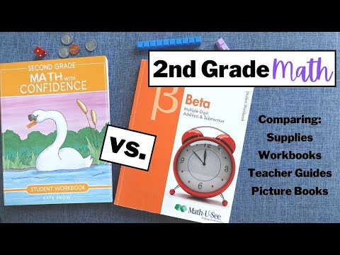 2nd Grade Math Curriculum Comparison | Second Grade Math With Confidence Vs. Math U See Beta