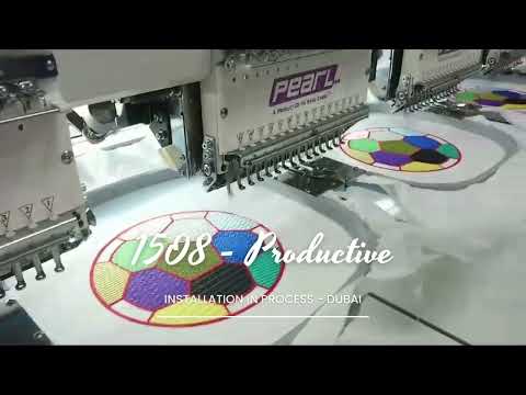 TSE - 1508 Pearl tubular style embroidery machine | Installation in Process - Dubai