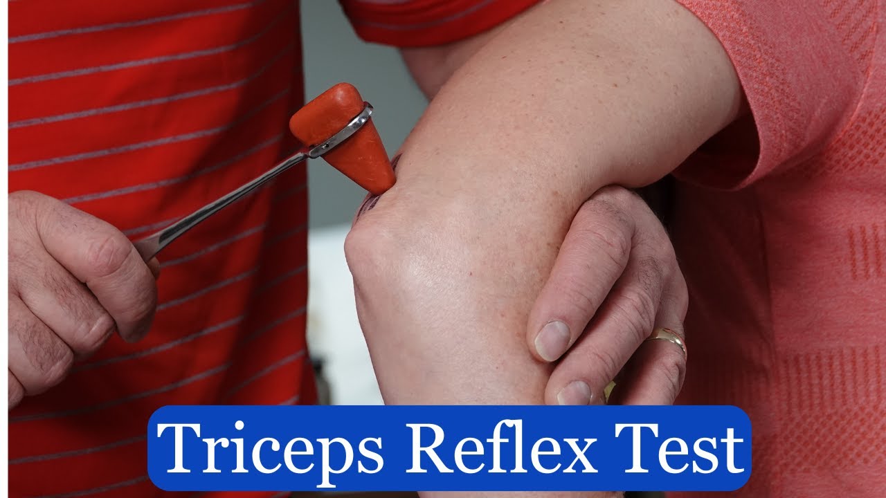 How to Test the Triceps Reflex (C7)