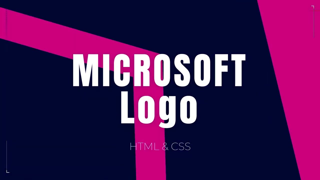 Microsoft Logo | HTML & CSS Animations#15 |#html #css#animation #coding #microsoft #logo #webdesign