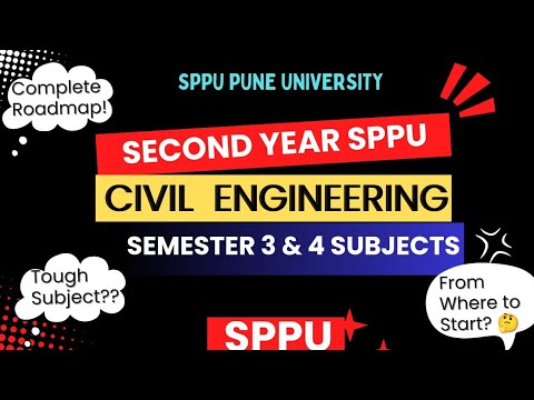 SPPU Second Year (SE) CIVIL Engineering Subjects | Semester 3 & 4 | SPPU PATTERN | @HK_OFFICIAL_