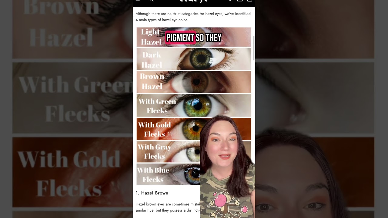 Facts about hazel eyes 💚🤎👀 #didyouknow #hazeleyes