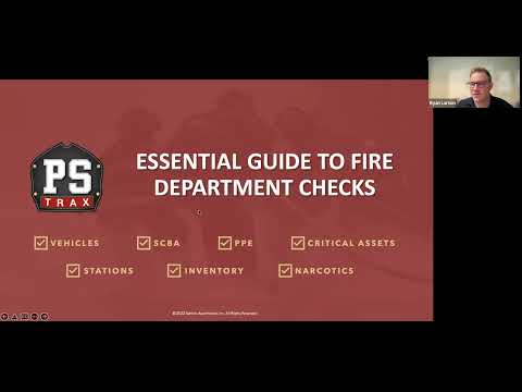Essential Fire Department Checks with PSTrax (inc. NFPA, OSHA, DEA)