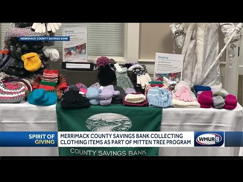 Merrimack County Savings Bank collecting clothing items