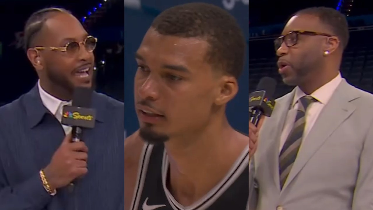 Carmelo and T-Mac react to Wemby's INSANE Game 1 vs OKC Thunder