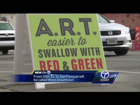 VIDEO: Businesses display humorous signs to deal with ART construction