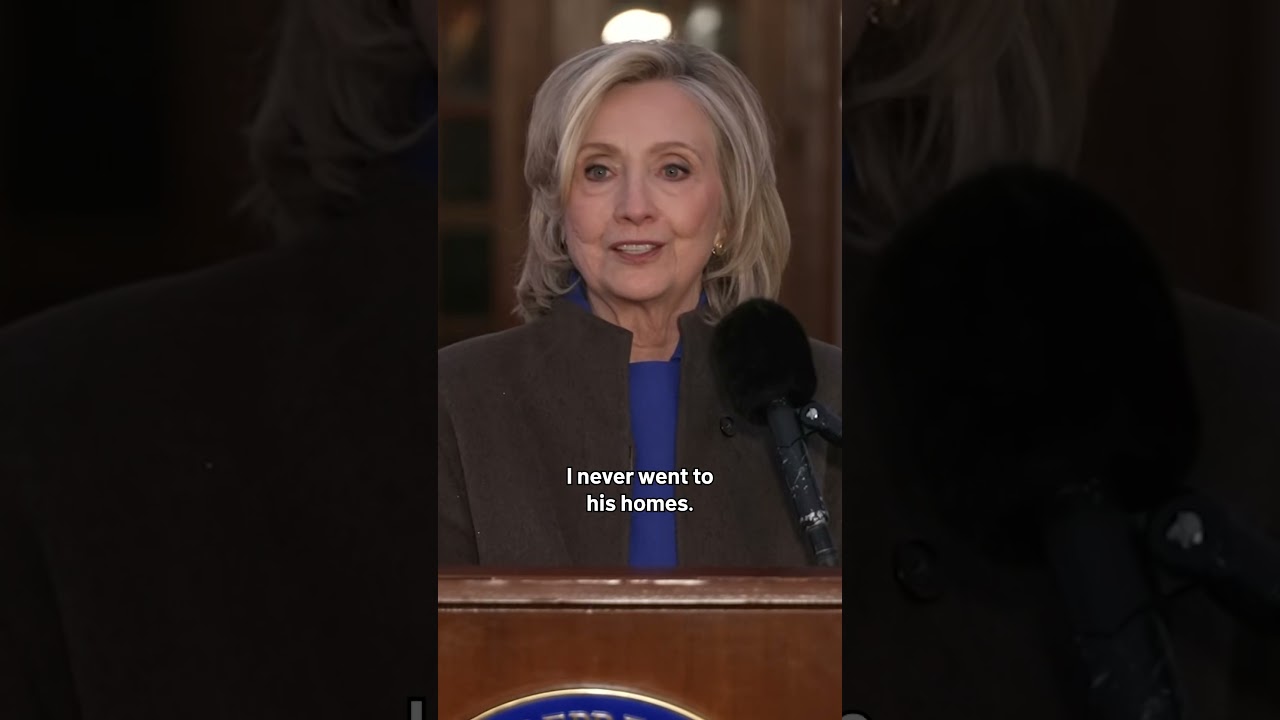 Hillary Clinton says she ‘never met Jeffrey Epstein’