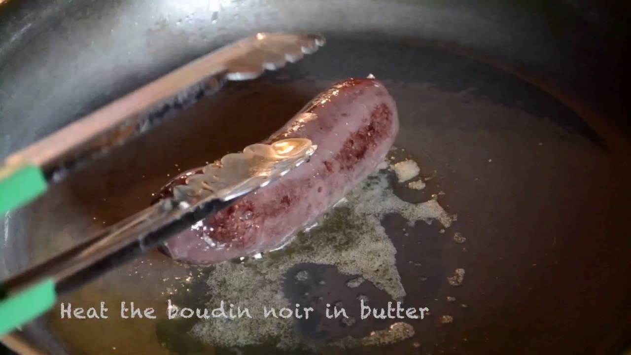 How to cook boudin noir