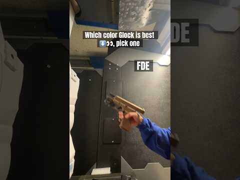 Best looking color on a handgun? Fde/black/silver/ODgreen #glock #shooting #edc #gun
