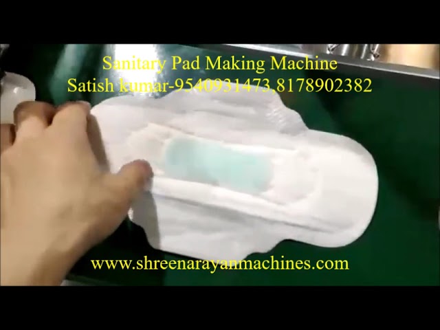 Sanitary Napkin Making Machine - High Speed Sanitary Pad Making Machine ...