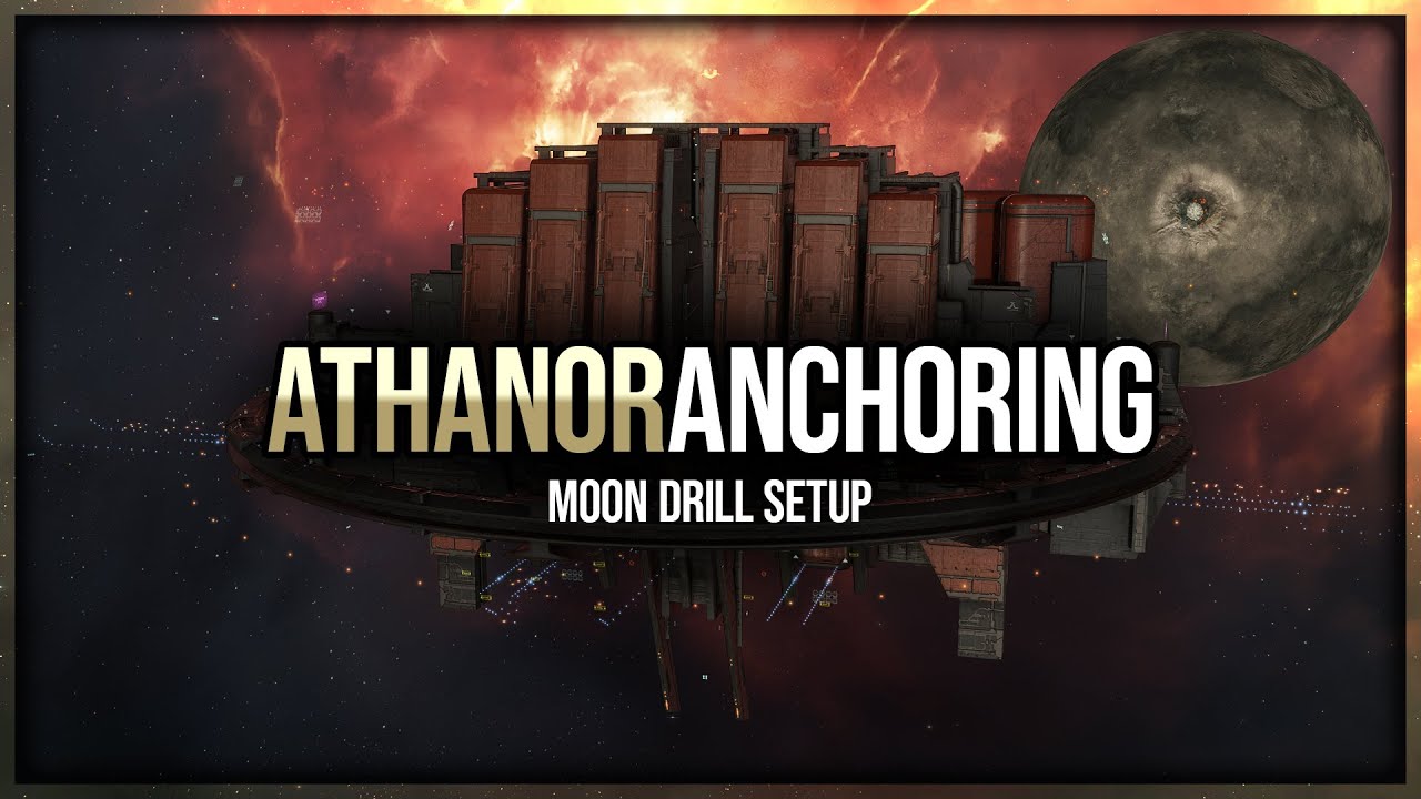 How to Anchor Your Athanor and Set Up a Moon Drill in EVE Online