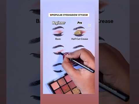 Popular Eyeshadow Styles #viral #makeup #makeuptutorial #viralvideo #beauty #makeuptips