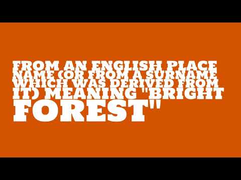 What is the origin of the name Sherwood?