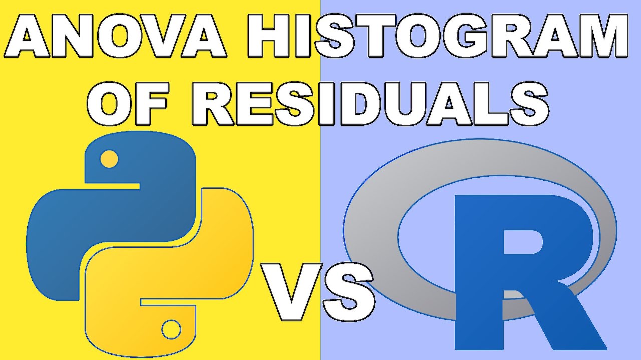 R vs Python ANOVA Histogram of Residuals