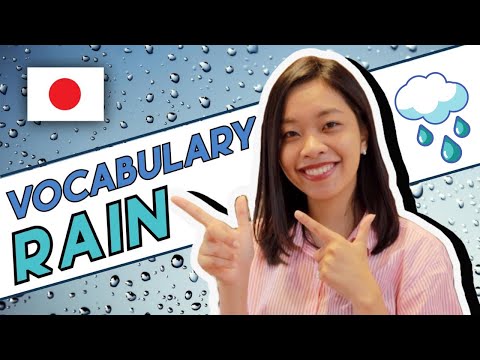 Talking about RAIN in Japanese