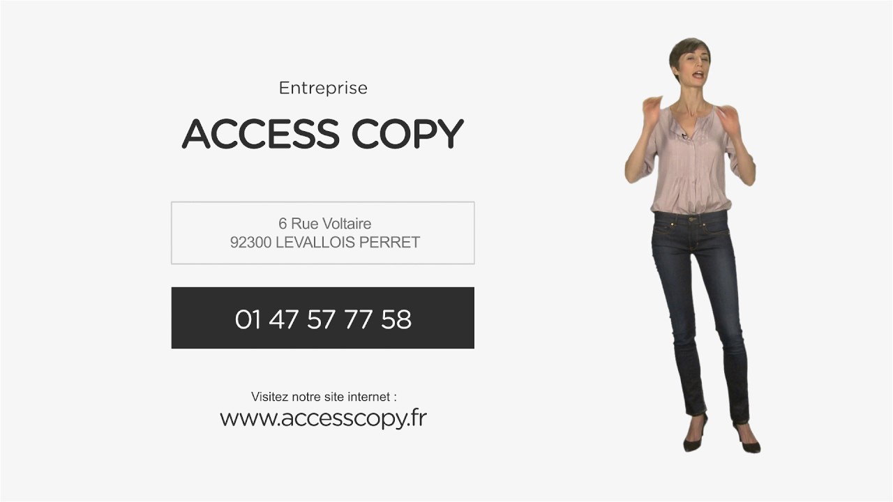 Imprimerie, reprographie, carte de visite, flyers, plaquette : ACCESS COPY