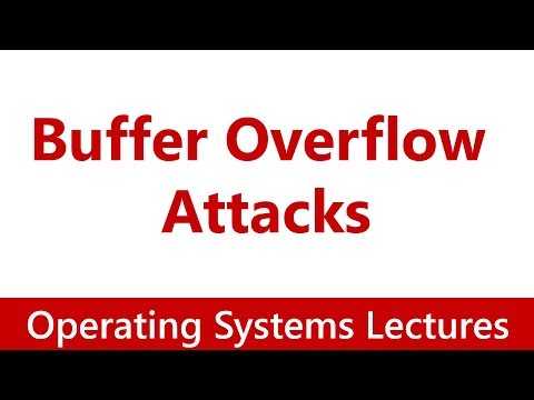 Buffer Overflow Attacks Explained in Detail, Operating System, CSE, GATE Video Lecture ...