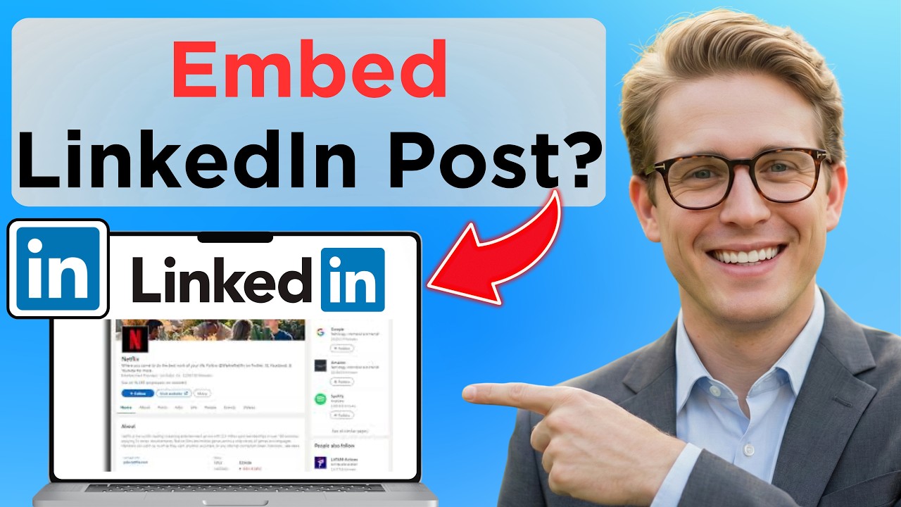 Cómo insertar una publicación de LinkedIn (Guía sencilla)