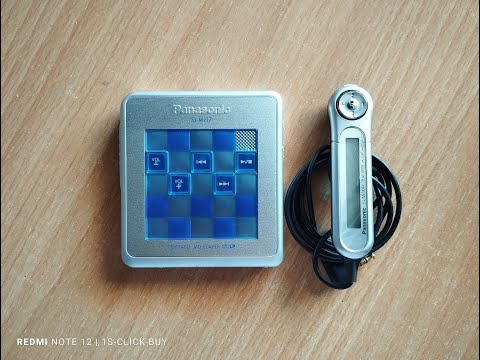 Panasonic Walkman Portable Mini Disc Player SJ MJ17 Blue | Reverb