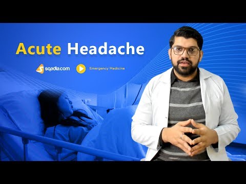 Acute Headache | Emergency Medicine | Clinical Video Lecture | V-Learning | Introduction