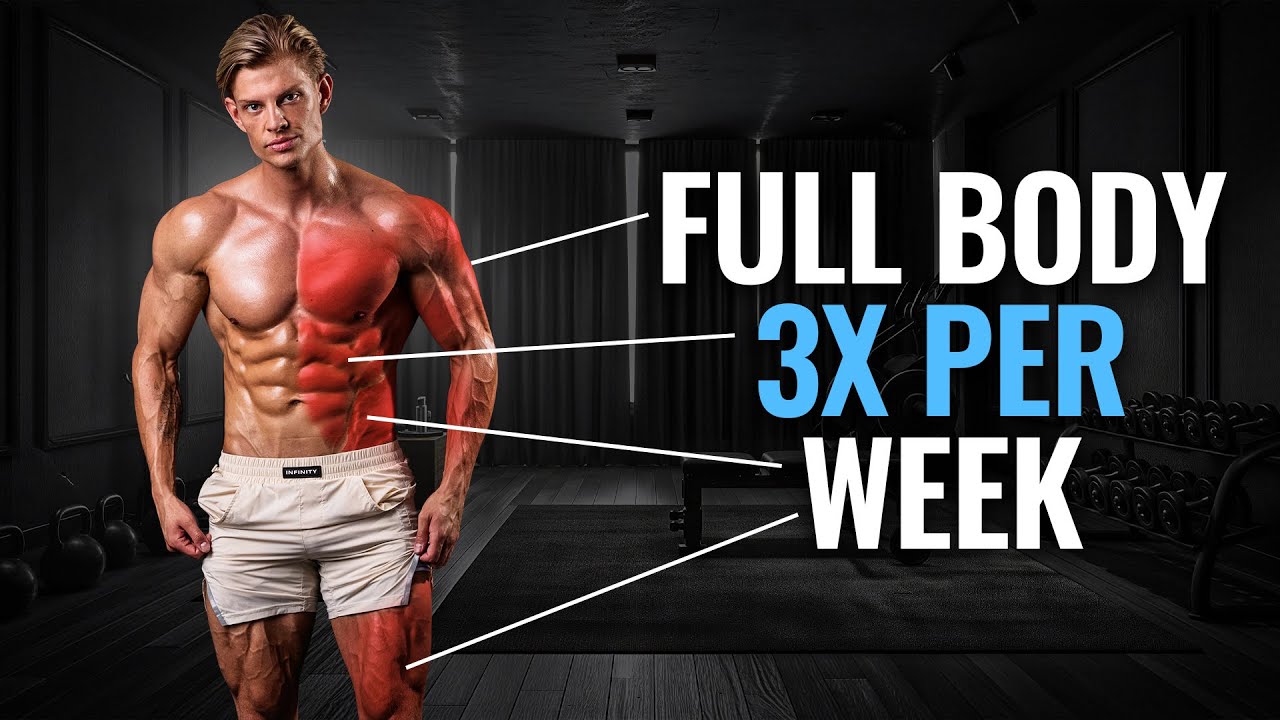 How I Got Shredded Training 3 Days a Week (Full Routine)