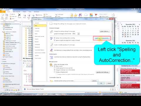 How to Turn on Spelling & Grammar Check (Outlook 2010) - by Turner Time Management