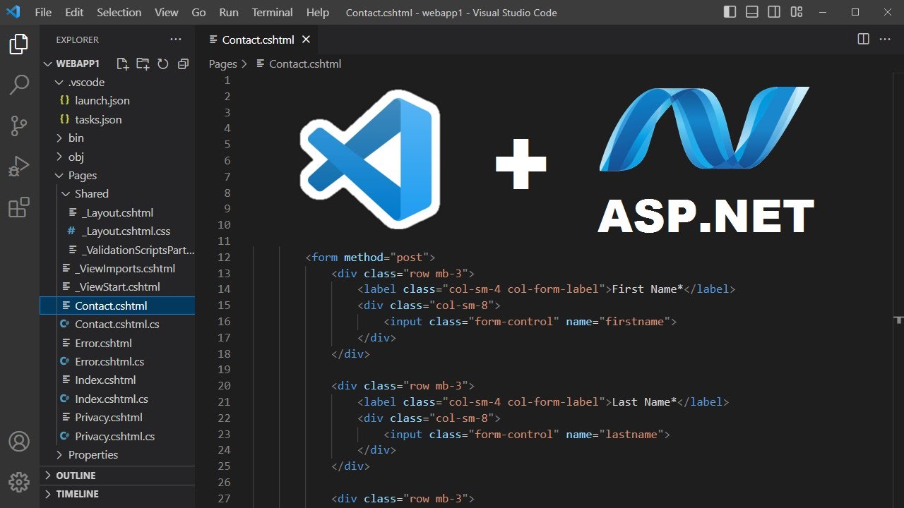 Build ASP.NET Core Web Application using Visual Studio Code and .NET 8 | Install C# Extensions