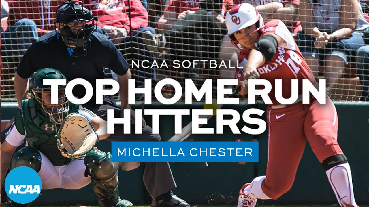 Top college softball home run hitters in 2022 approaching the WCWS
