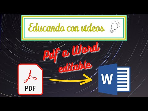 😍 Cómo convertir PDF a WORD editable online GRATIS con ILovePDF | Tutorial paso a paso