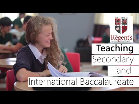 What is it like to teach Secondary and IB at Regent's?